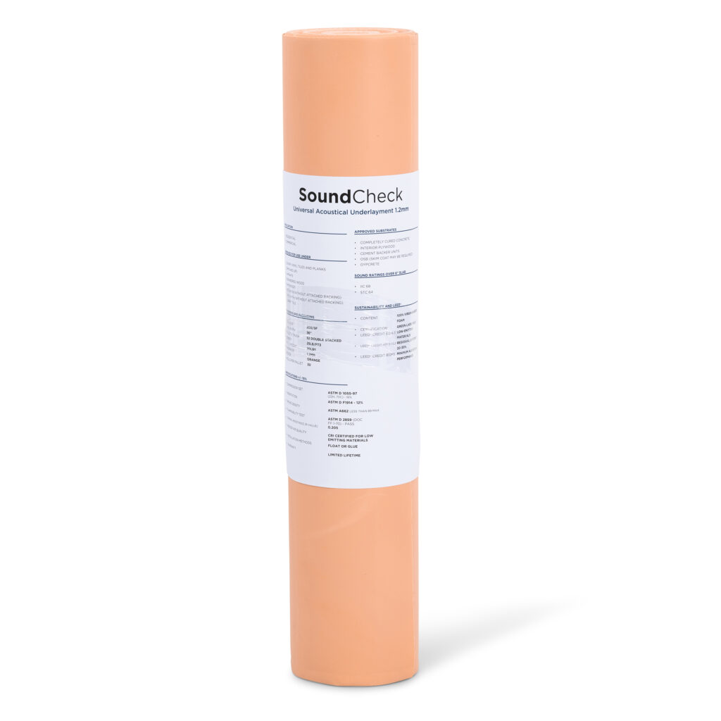 SoundCheck Universal Acoustical Underlayment - 1.2mm - Foam Solutions